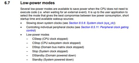 Solved Stm32h753 Standby Mode Stmicroelectronics Community