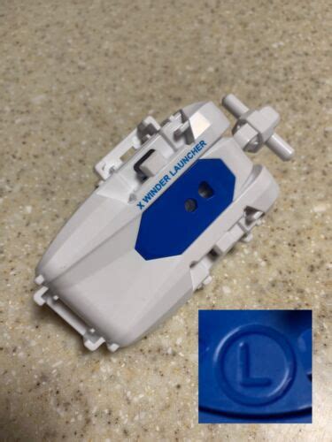 Left Spin Beyblade X String Launcher Blue White Ebay