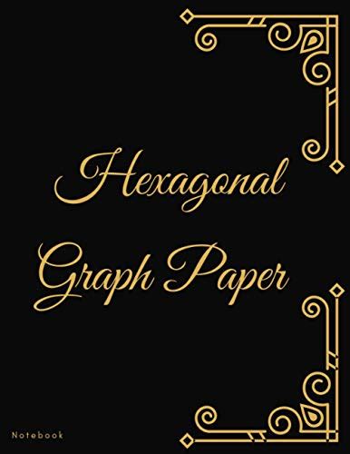Hexagonal Graph Paper Notebook 14 Inch Hexagons Hexagonal Notebook Small Composition
