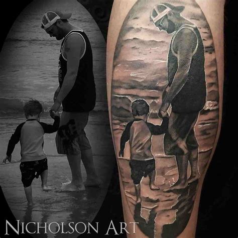 Ideas De Tatuajes Padres E Hijos Papá E Hijo En 2020 Tatuajes Papa