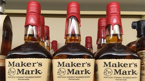How Makers Mark Bourbon Got Its Iconic Red Wax Drip