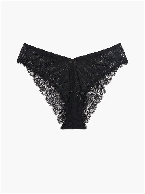 Deco Glass Lace Brazilian Panty In Black Savage X Fenty Netherlands