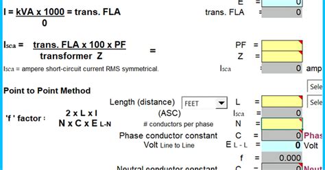 Fault Current Calc Spreadsheet Get Accurate Results Fast
