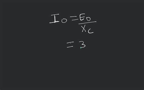 A Capacitor Of Capacitance 150 0 Mu Mathrm{f} Is Connected To An Altern
