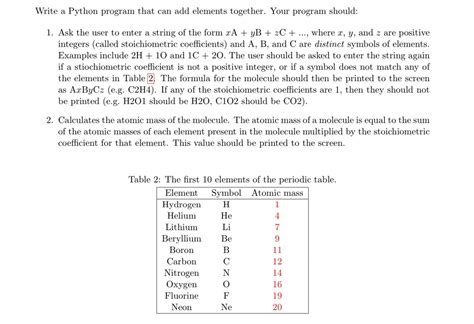 Solved Write A Python Program That Can Add Elements Chegg