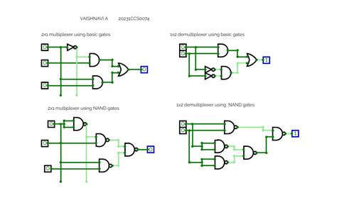 Circuitverse Multiplexer And Demultiplexer