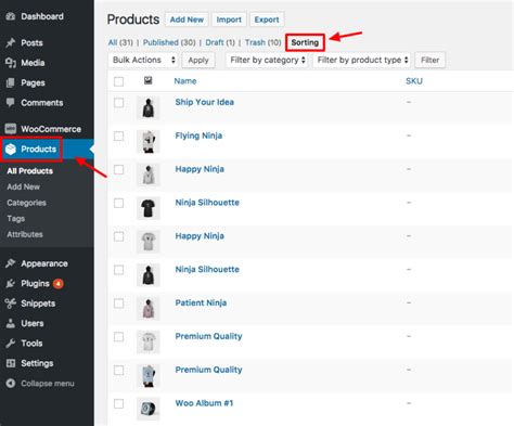 How To Sort Woocommerce Products Manually Iconic