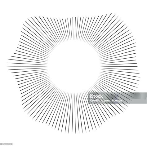 Radial Sound Wave Concentric Audio Rhythm Line Dynamic Set Radial Signal Or Vibration Elements