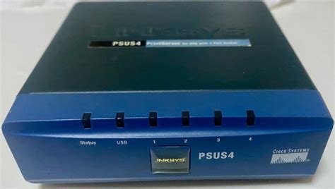 Linksys USB Print Server With 4 Port Switch Computers Tech Parts Accessories Networking