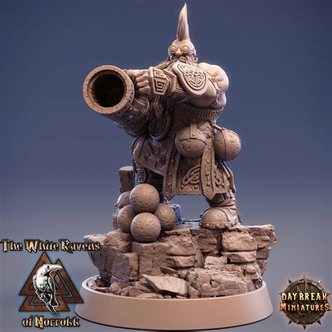 Dwarves Of White Raven Part 2 By Daybreak Miniatures 3d Printed Dnd