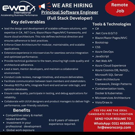 eworx international on linkedin principalsoftwareengineer