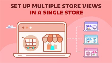 how to set up multiple stores views within single store using w2p