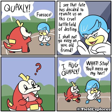 Fieldexplores Fuecoco Quaxly Nintendo Pokemon Highres Artist