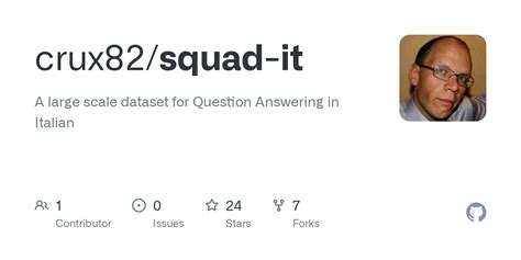 Github Crux82squad It A Large Scale Dataset For Question Answering In Italian