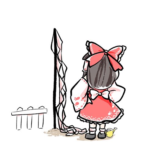 Hakurei Reimu Touhou Unfinished Dream Of All Living Ghost Highres
