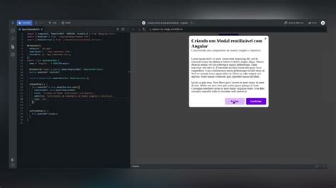 Componente De Modal Reutilizável Angular Youtube