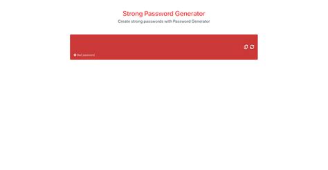 Build A Password Generator App In React With Reusable Components Logrocket Blog