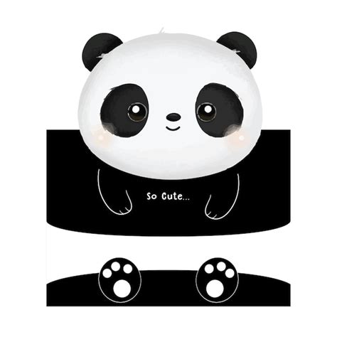 Premium Vector Cute Panda Package Box Premium Vector Cute Panda Package Box