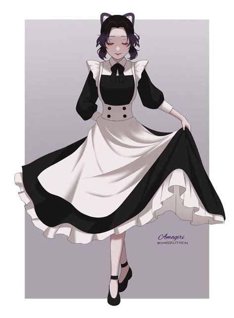 Shinobu Maid Handsome Anime Guys Anime Outfits Handsome Anime