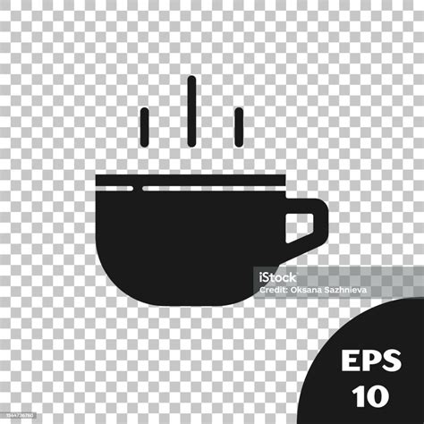 투명 한 배경에 격리 된 블랙 커피 컵 아이콘 차 컵 뜨거운 음료 커피 벡터 검은색에 대한 스톡 벡터 아트 및 기타 이미지 검은색 경영자 단일 객체 Istock