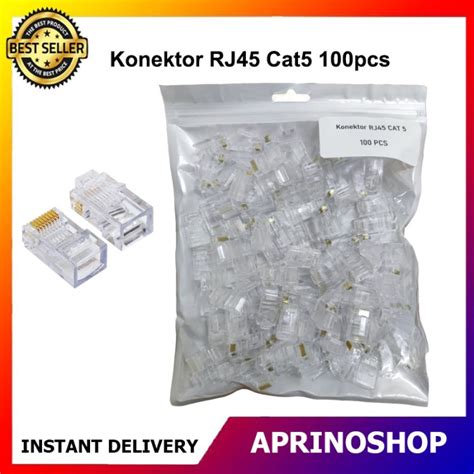 Jual Konektor RJ Cat Isi Pcs Connector RJ Kab Tangerang