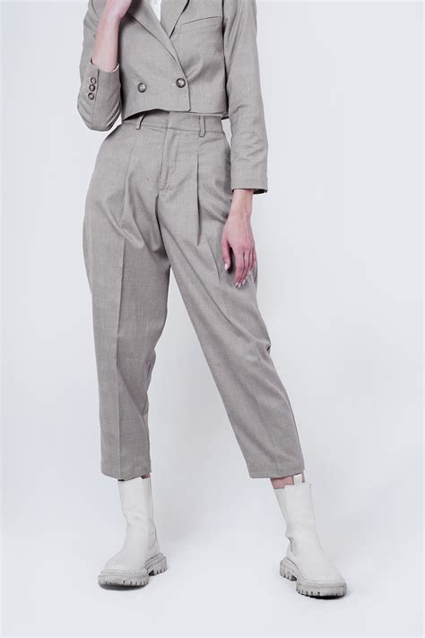 شلوار پارچه ای چهارخانه زنانه فروشگاه اینترنتی بادی اسپینر