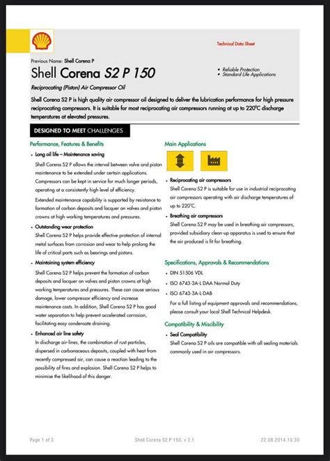 Shell Corena S2 P 150 209 L Deltainch