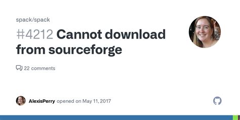 Cannot Download From Sourceforge · Issue 4212 · Spackspack · Github
