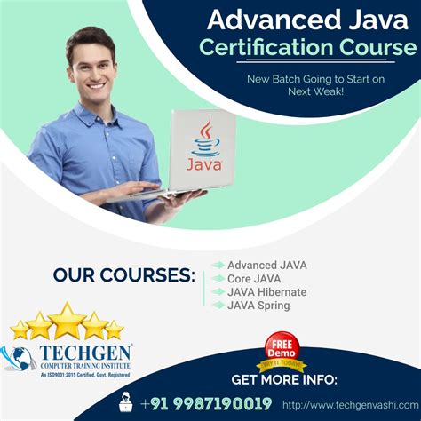 Techgen Computer Training Institute On Linkedin Java Javacourse