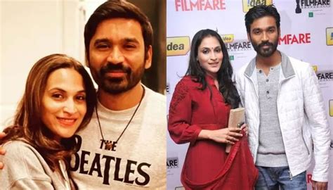 Dhanush And His Wife Images