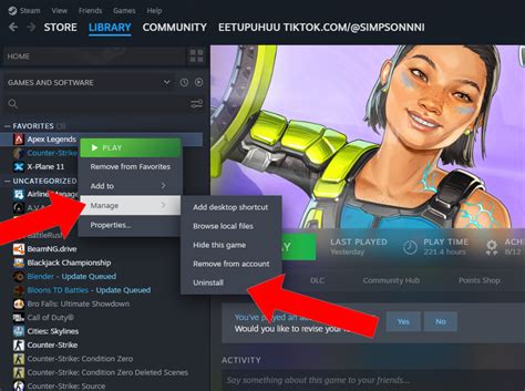 Steam Community Guide How To Uninstall Apex Legends