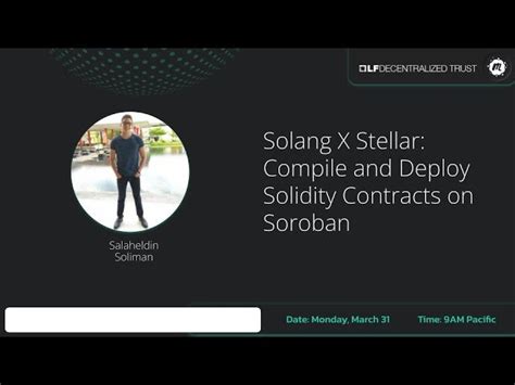 free video solang x stellar compile and deploy solidity contracts on