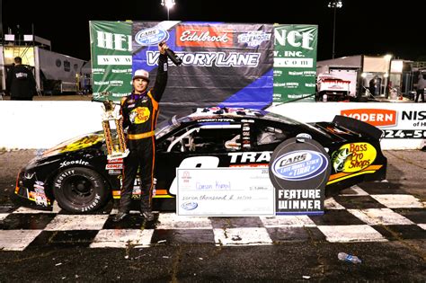 Carson Kvapil Wins CARS Hickory Photo Finish Short Track Scene