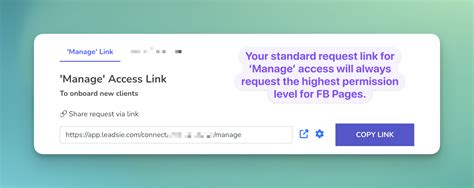 Facebook Page Access Highest Permission Level For Partners How To Request Specific