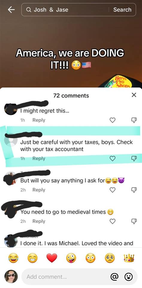 People Are Openly Calling Out Josh And Jace On Their Posts R Tiktokgossip