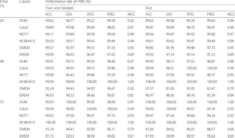 Performance Rate Of Probabilistic Neural Network Classifier Download