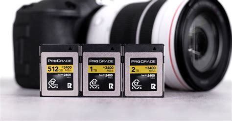 ProGrade S New CFexpress Cards Write Data At A Roaring 3 000 MB S PetaPixel
