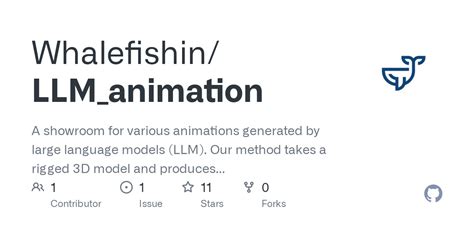 Github Whalefishinllmanimation A Showroom For Various Animations