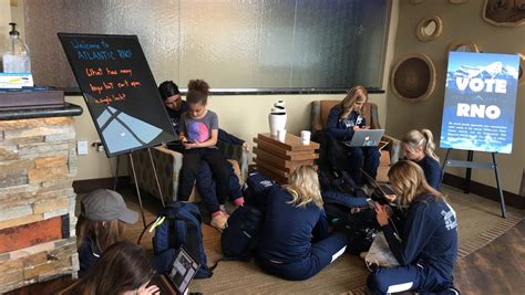 Nevada Cheer Team Band Unr President Leave For Ncaas Sweet 16