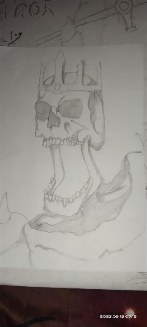 Skeleton Kign Fan Art Too Tired To Continue Even Though I Said Ill Do