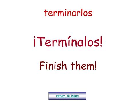 Ppt Regular Affirmative Tú Commands Powerpoint Presentation Free Download Id 2280648