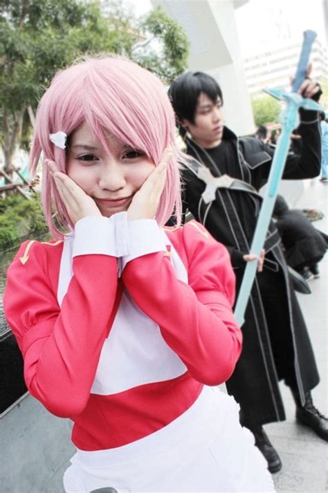Anime Fandoms Sword Art Online Cosplay Anime Cosplay Kirito Lisbeth Joyreactor