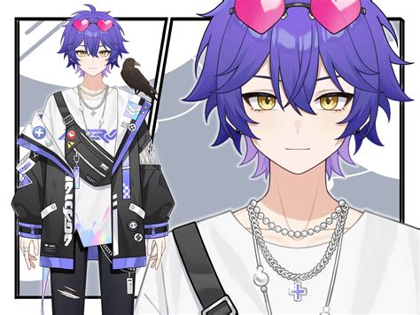 【male Vtuber】live2d Model Customization Jirolive2d Booth