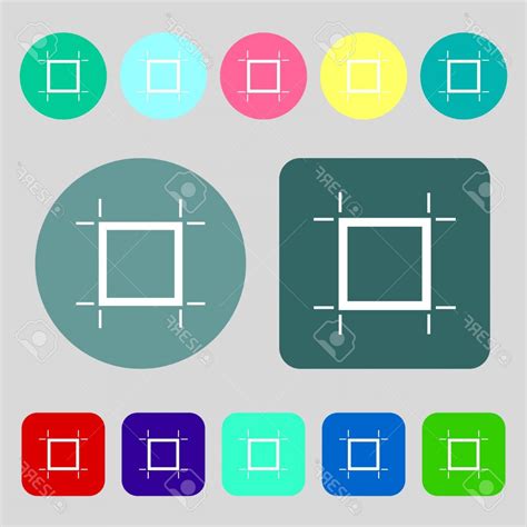 Vector Registration Mark At Collection Of Vector