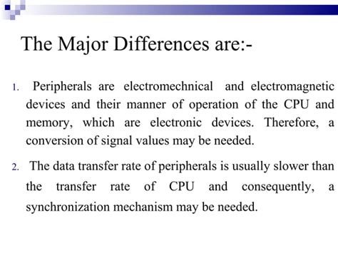 Input Output Organization Ppt