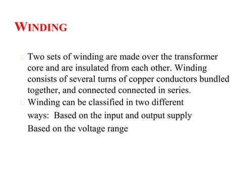 Presentation Of Transformer Ppt PPTX