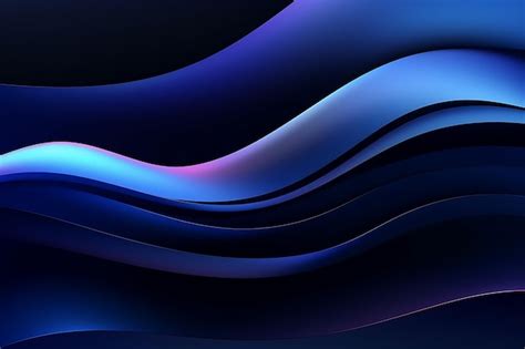 Premium Photo Dark Blue Gradient Abstract Line Background