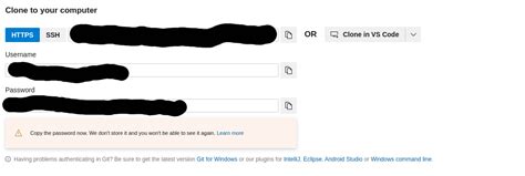 Git Authentication Failed For