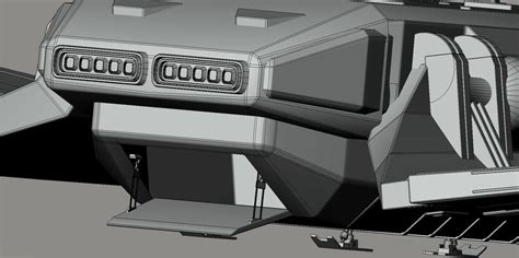 Imperial Cargo Shuttle 3d Model 47 Obj Fbx Blend Max Free3d