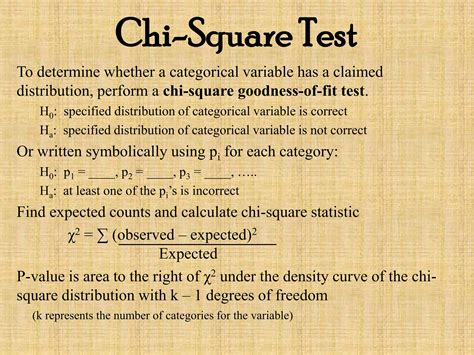 Chi Square Goodness Of Fit Test Pptx Genetics Science